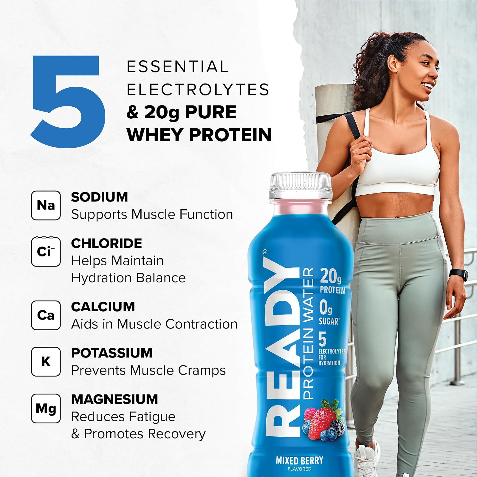refreshing protein water beverage