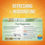 refreshing pure peppermint tea