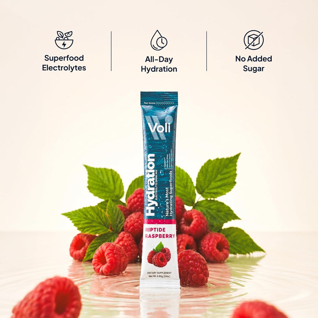 refreshing raspberry electrolyte packets