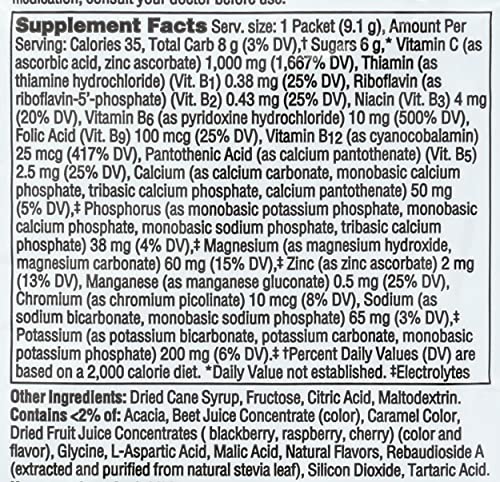 refreshing raspberry flavour vitamin C