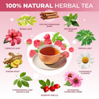 refreshing raspberry fruit tea bags