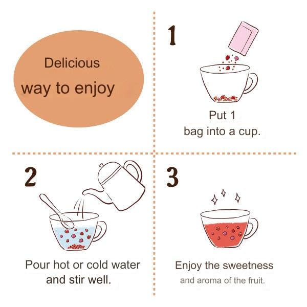 refreshing raspberry fruit tea experience