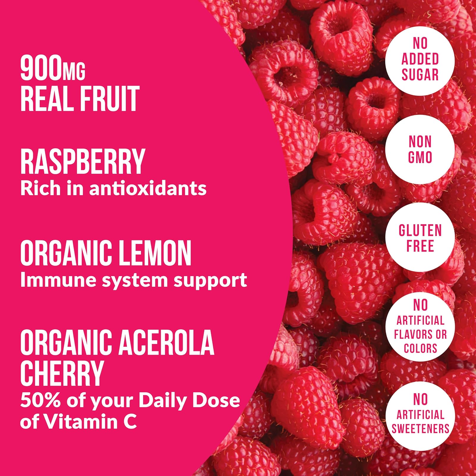 Refreshing raspberry lemonade hydration