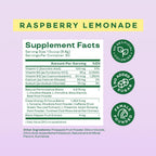 refreshing raspberry lemonade pre-workout drink