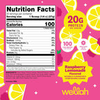 refreshing raspberry lemonade protein powder