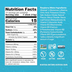 Refreshing raspberry melon electrolyte drink mix
