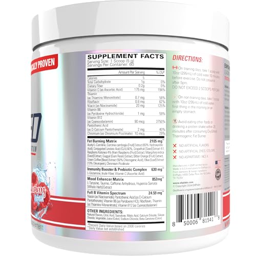refreshing raspberry pre-workout boost