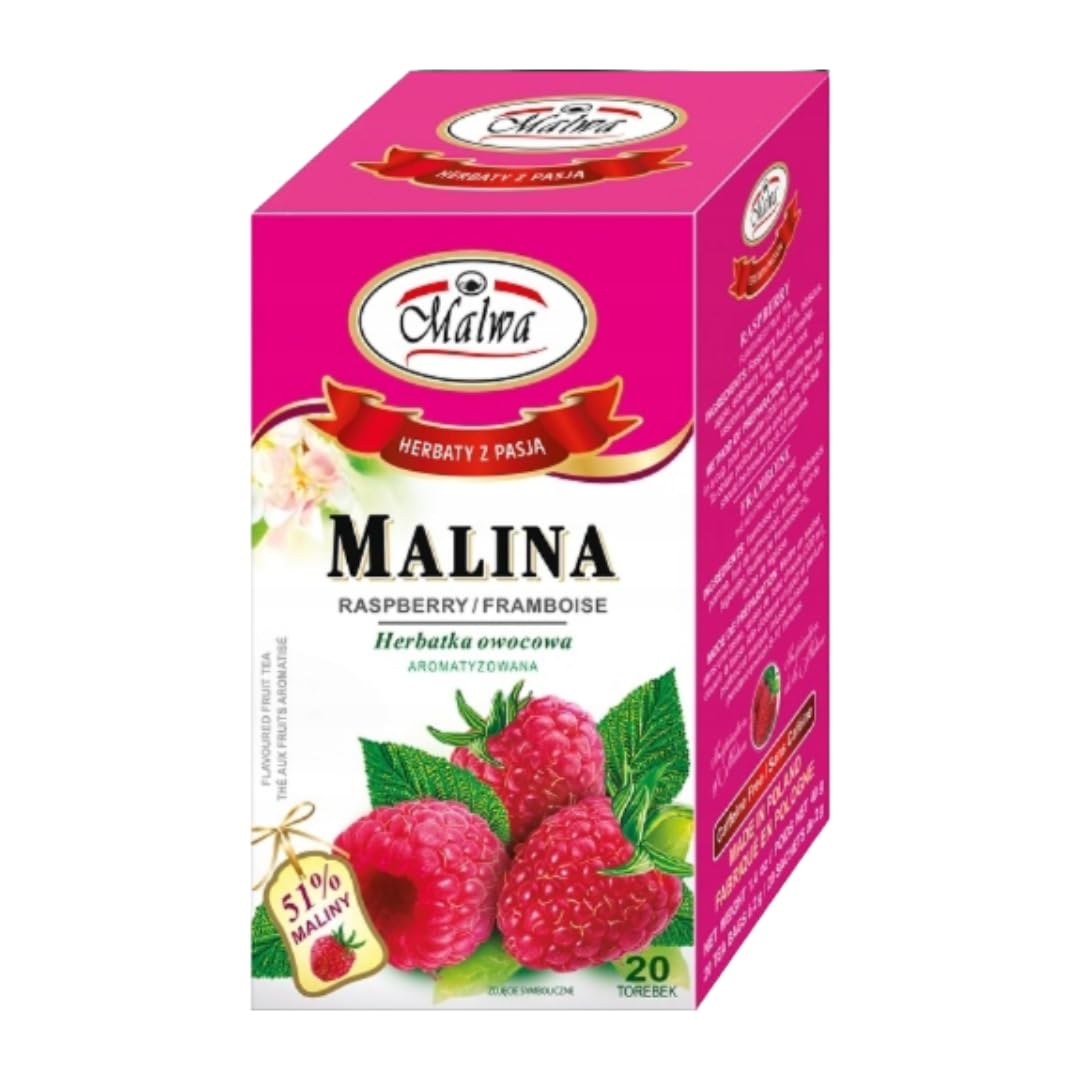 refreshing raspberry tea infusion