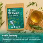 refreshing rosemary leaves tea bags