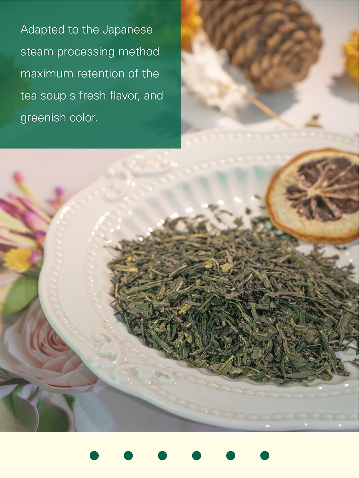 refreshing sencha green tea flavor