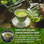 refreshing sencha green tea