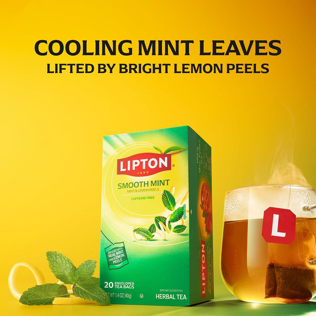 refreshing smooth mint tea bags