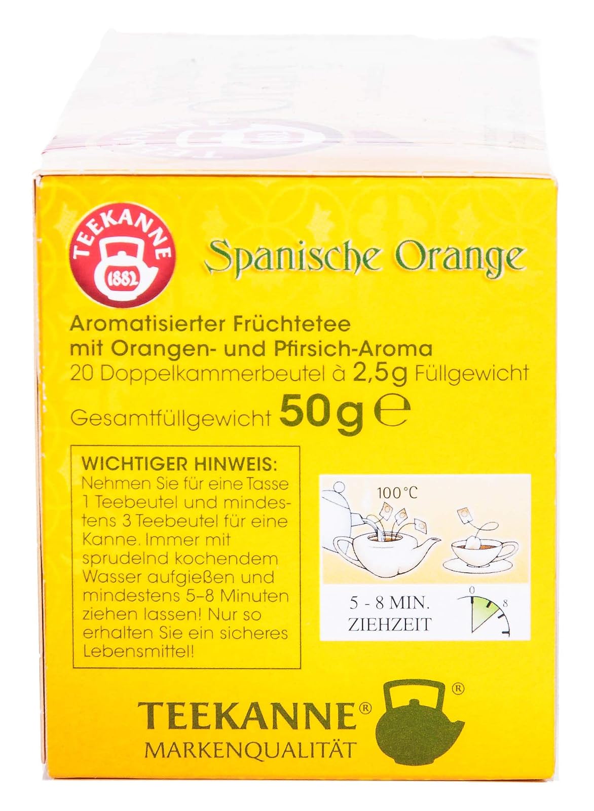 refreshing Spanish orange herbal tea