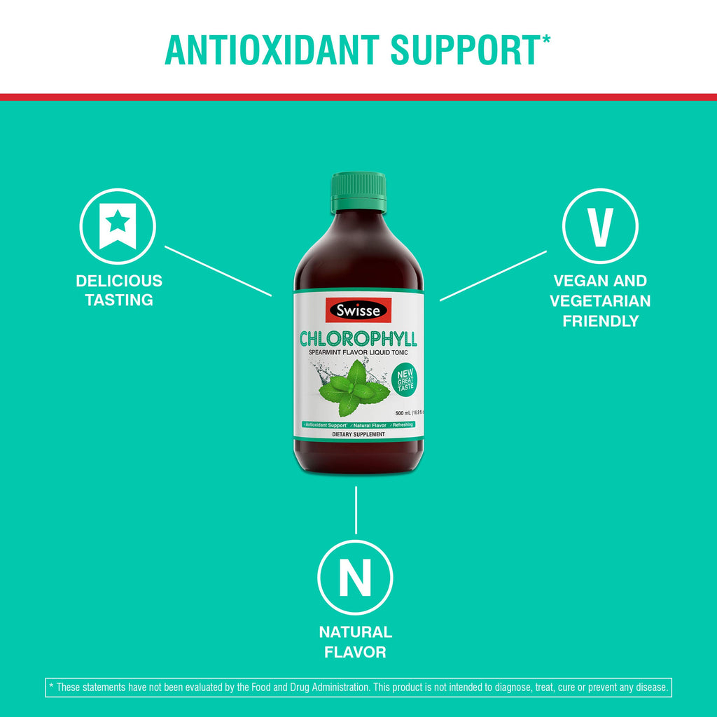 refreshing spearmint chlorophyll drink