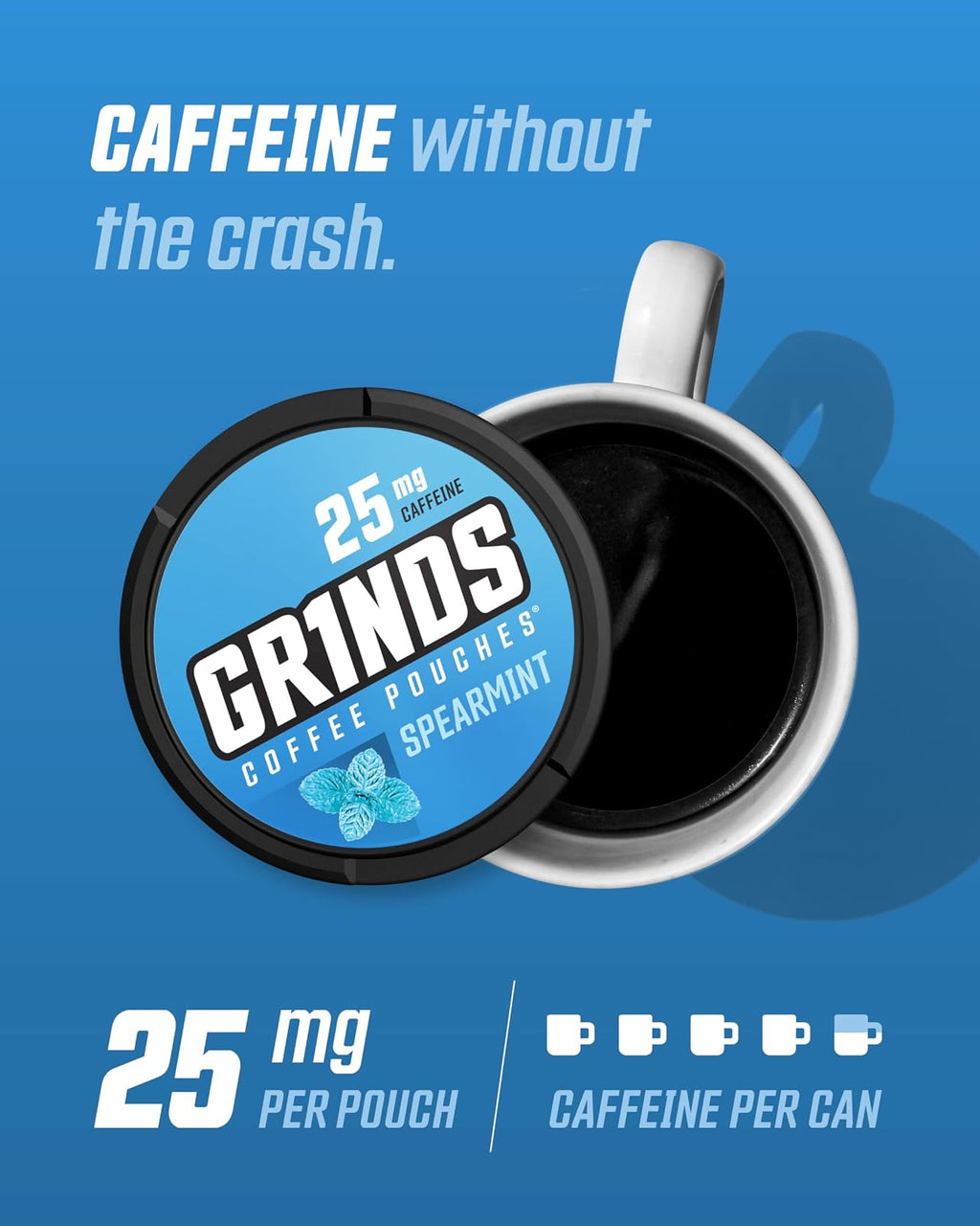 refreshing spearmint coffee pouches