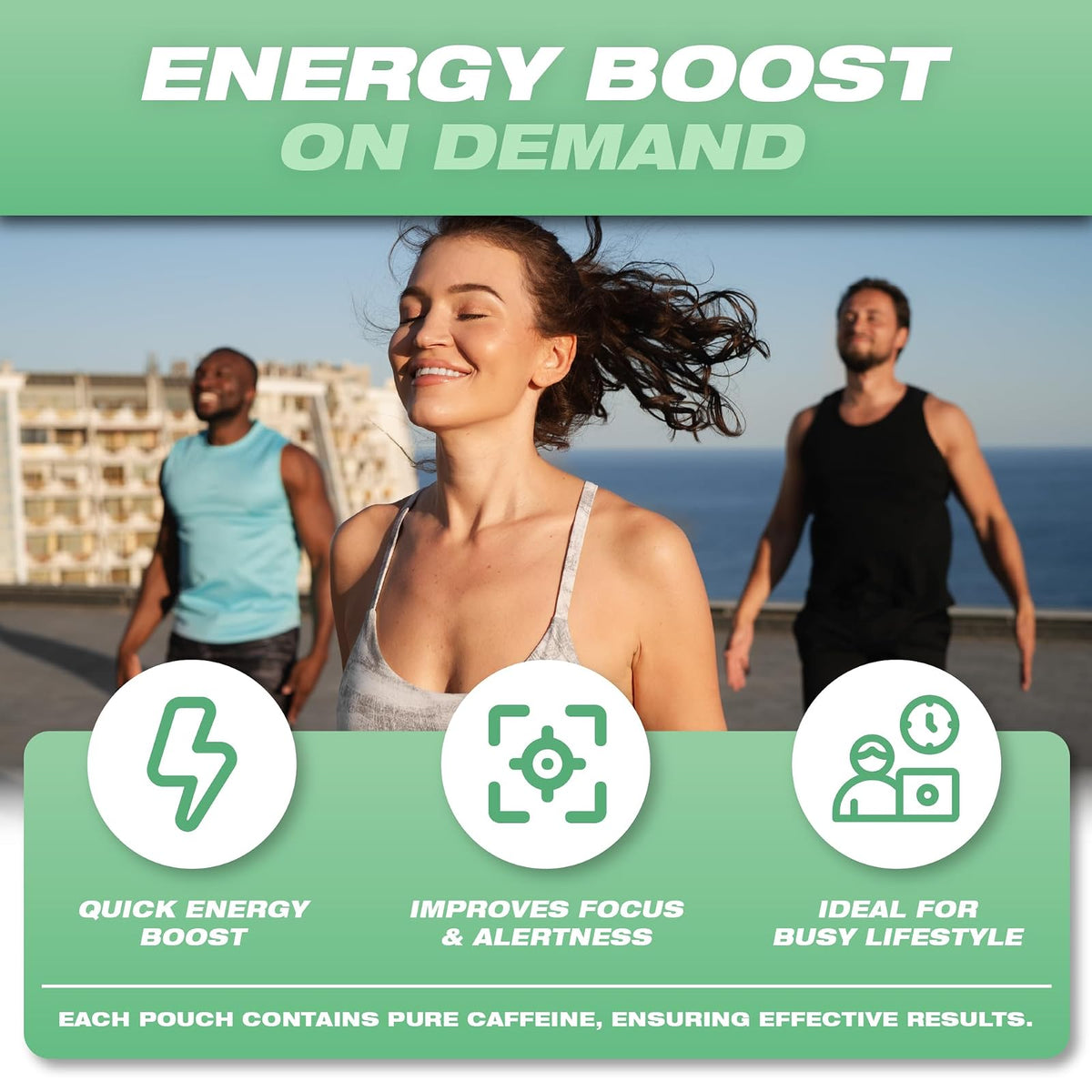 refreshing spearmint energy pouches