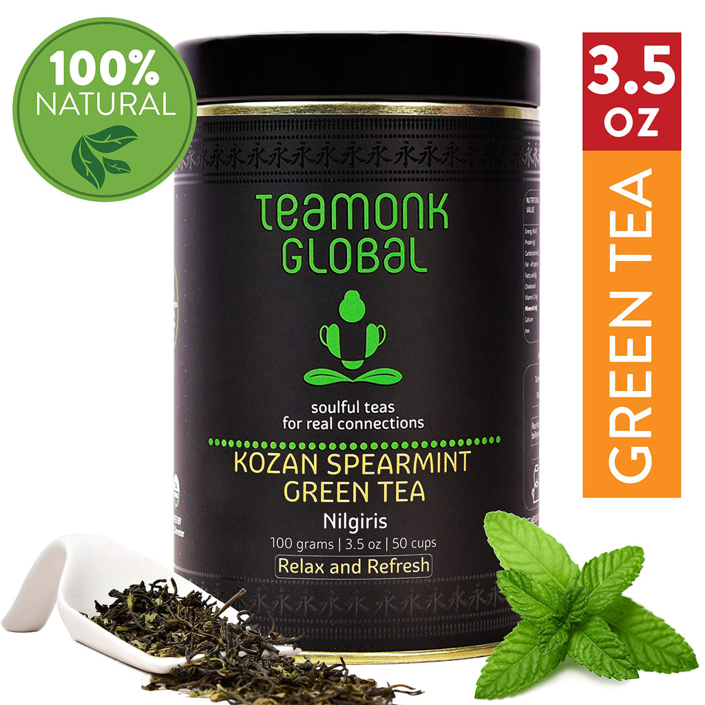 refreshing spearmint green tea