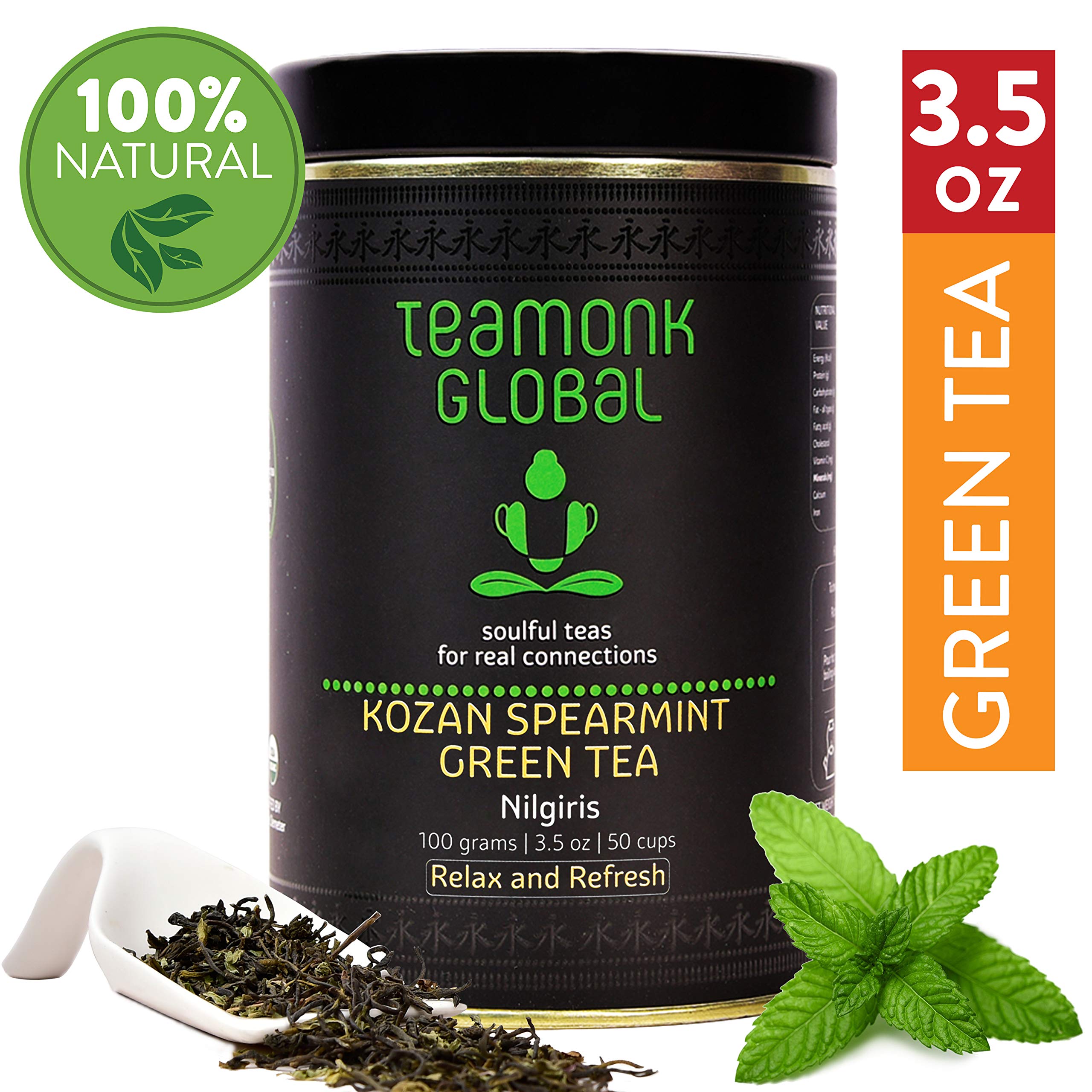 refreshing spearmint green tea