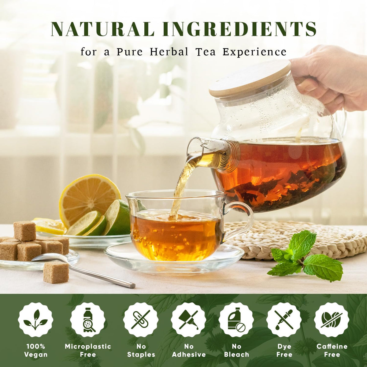 refreshing spearmint herbal tea blend