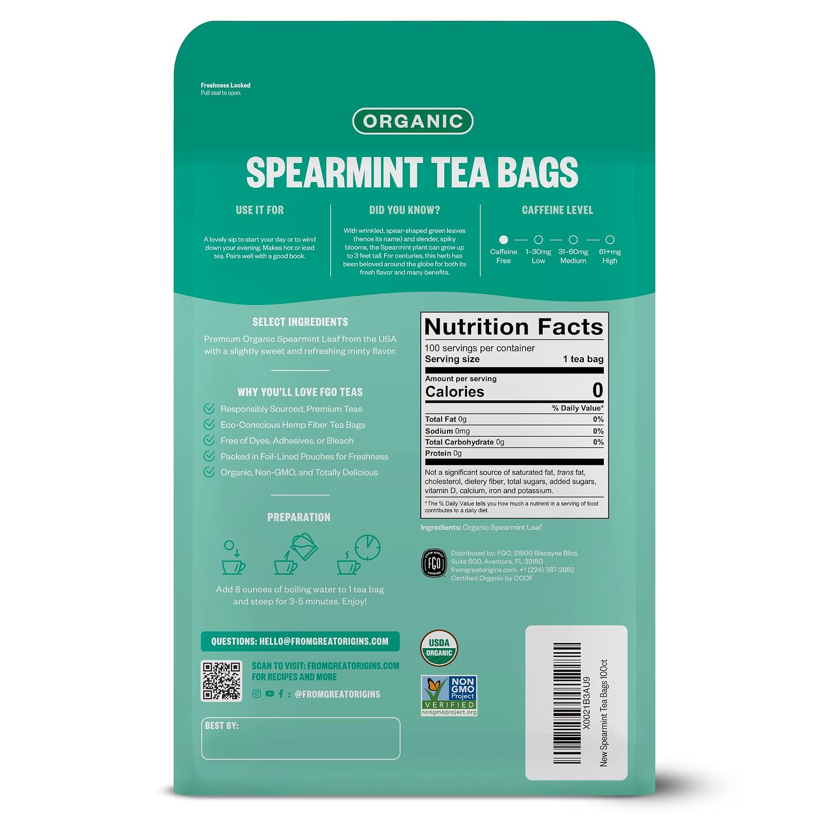 refreshing spearmint leaf tea experience