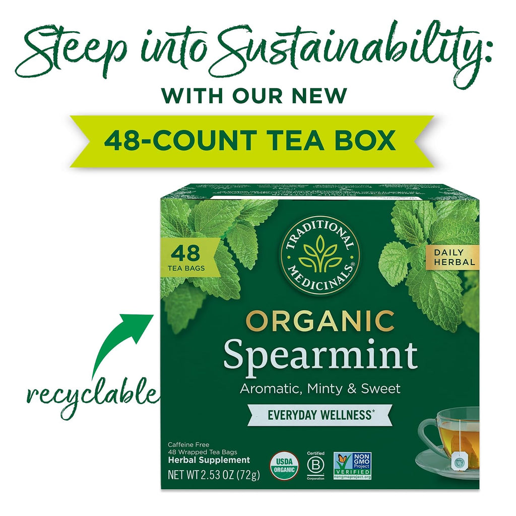 refreshing spearmint tea for digestion