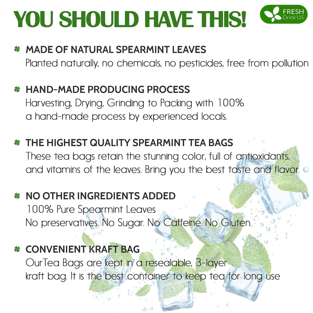 refreshing spearmint tea for relaxation