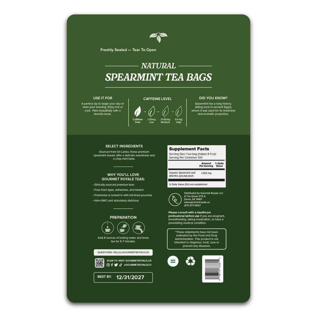 refreshing spearmint tea for relaxation