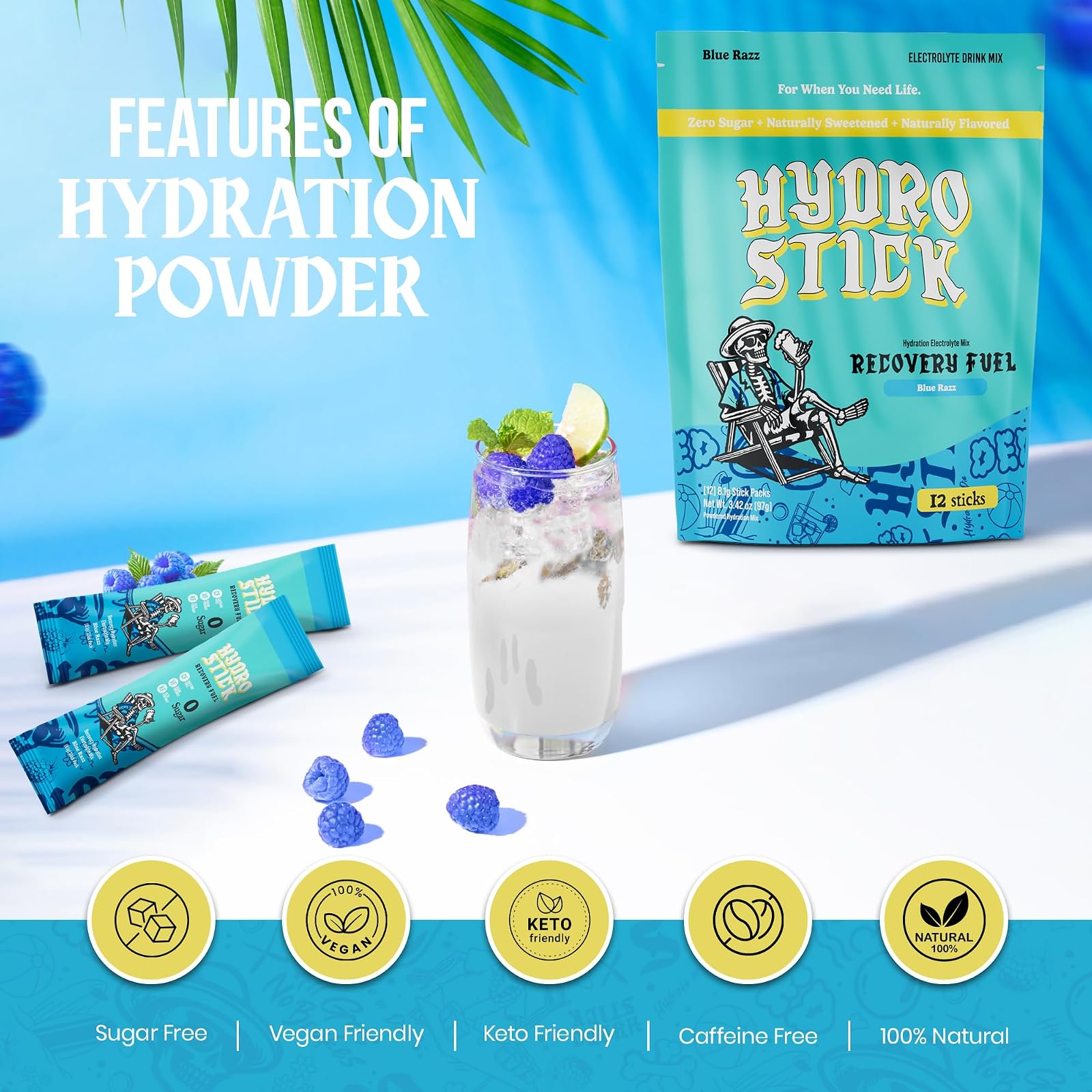 refreshing sports electrolyte powder mix