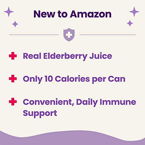 refreshing strawberry elderberry flavour