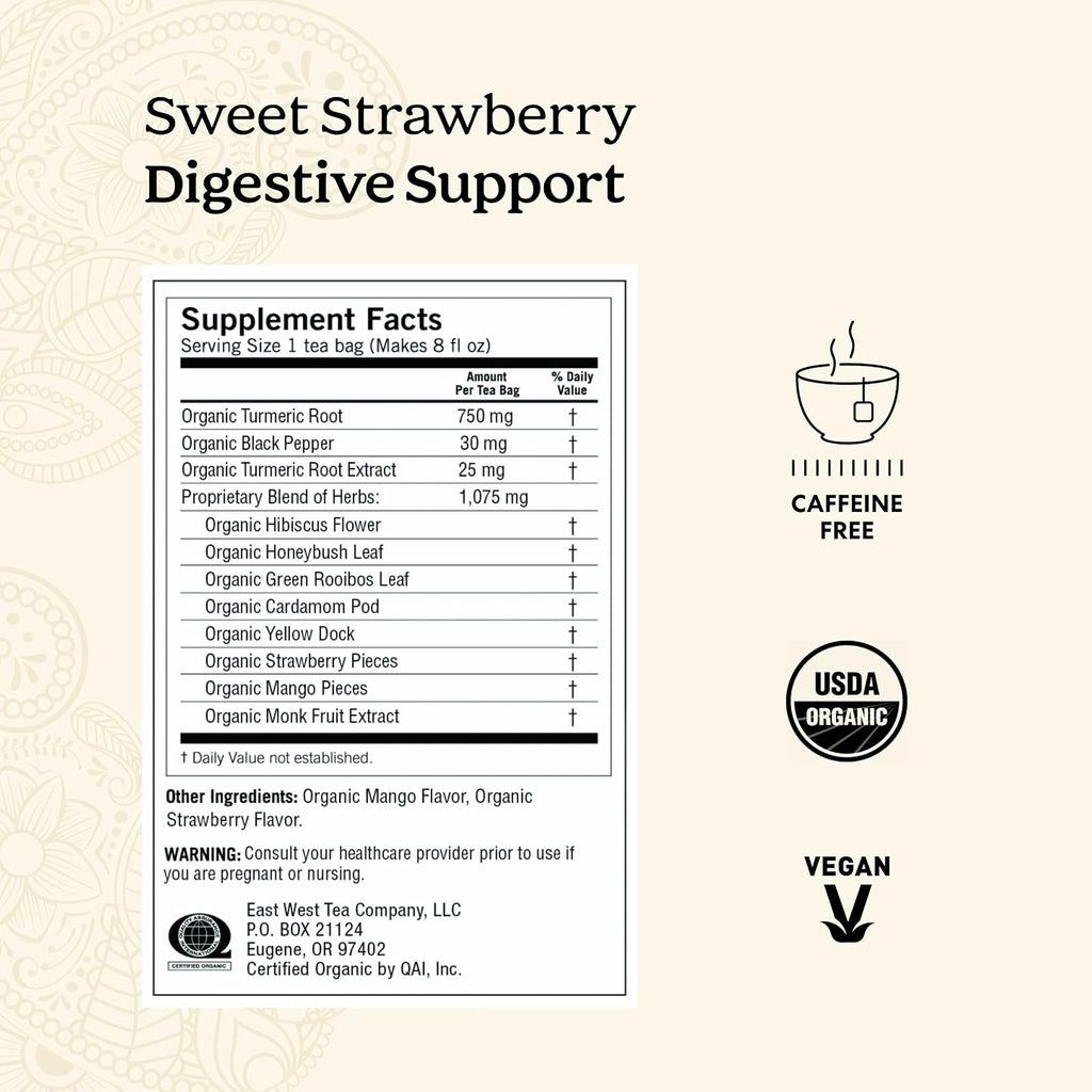 refreshing strawberry herbal tea blend