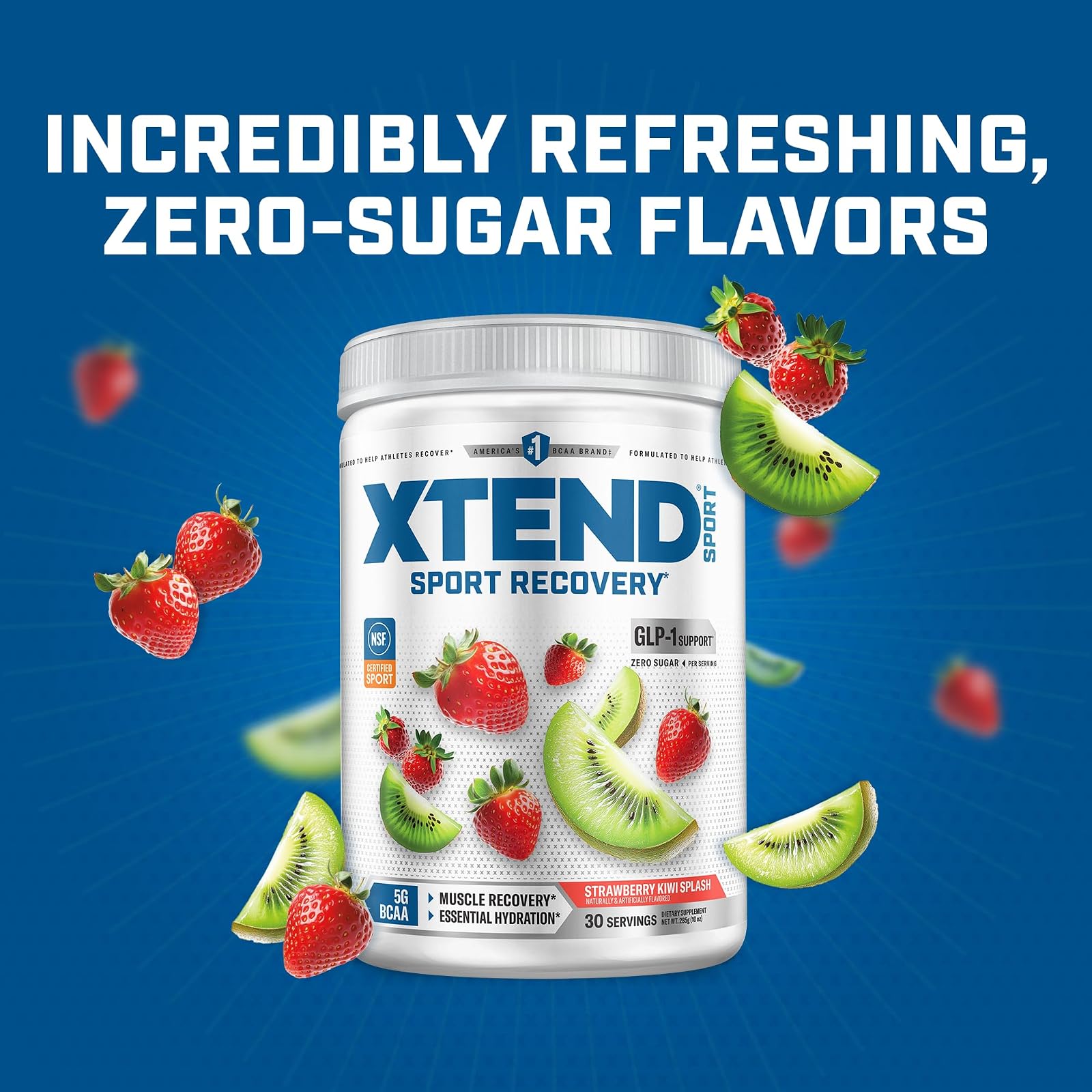 Refreshing strawberry kiwi BCAA flavor