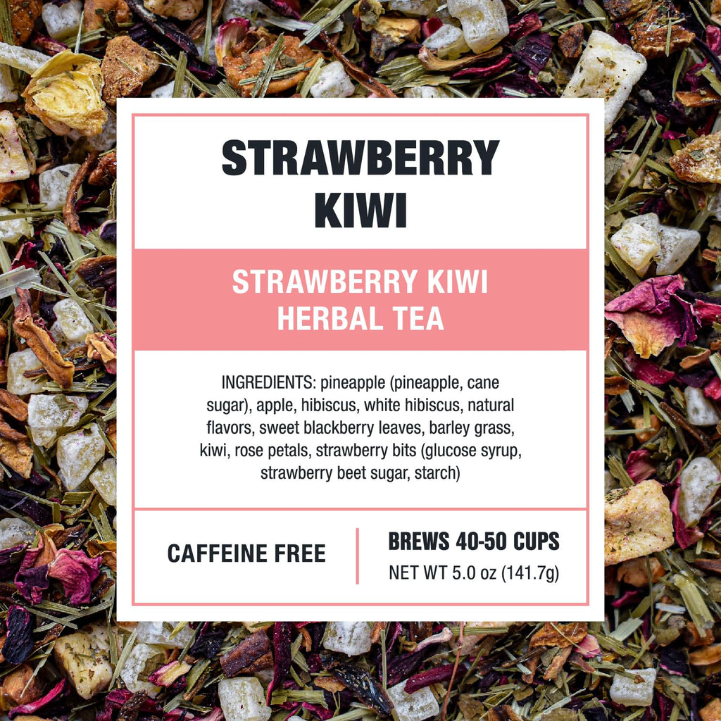 refreshing strawberry kiwi tea
