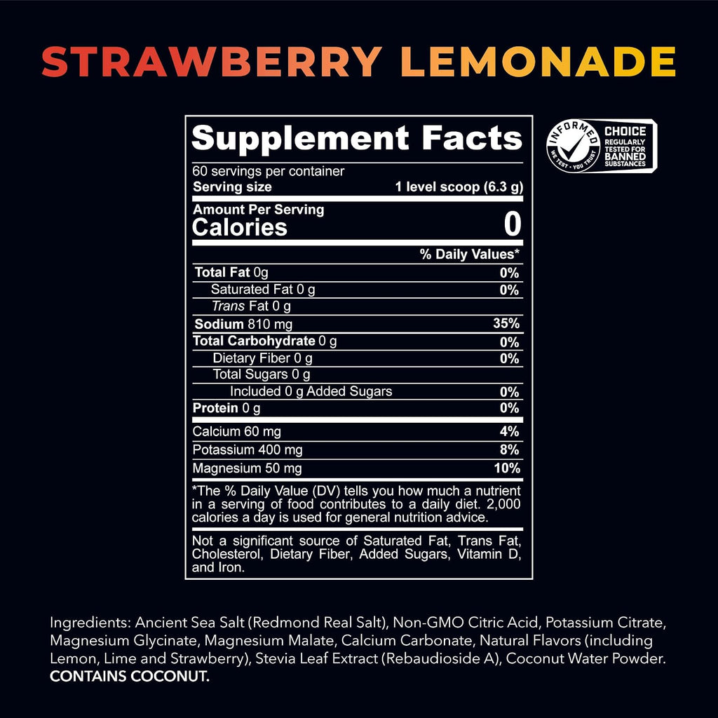 refreshing strawberry lemonade electrolyte drink