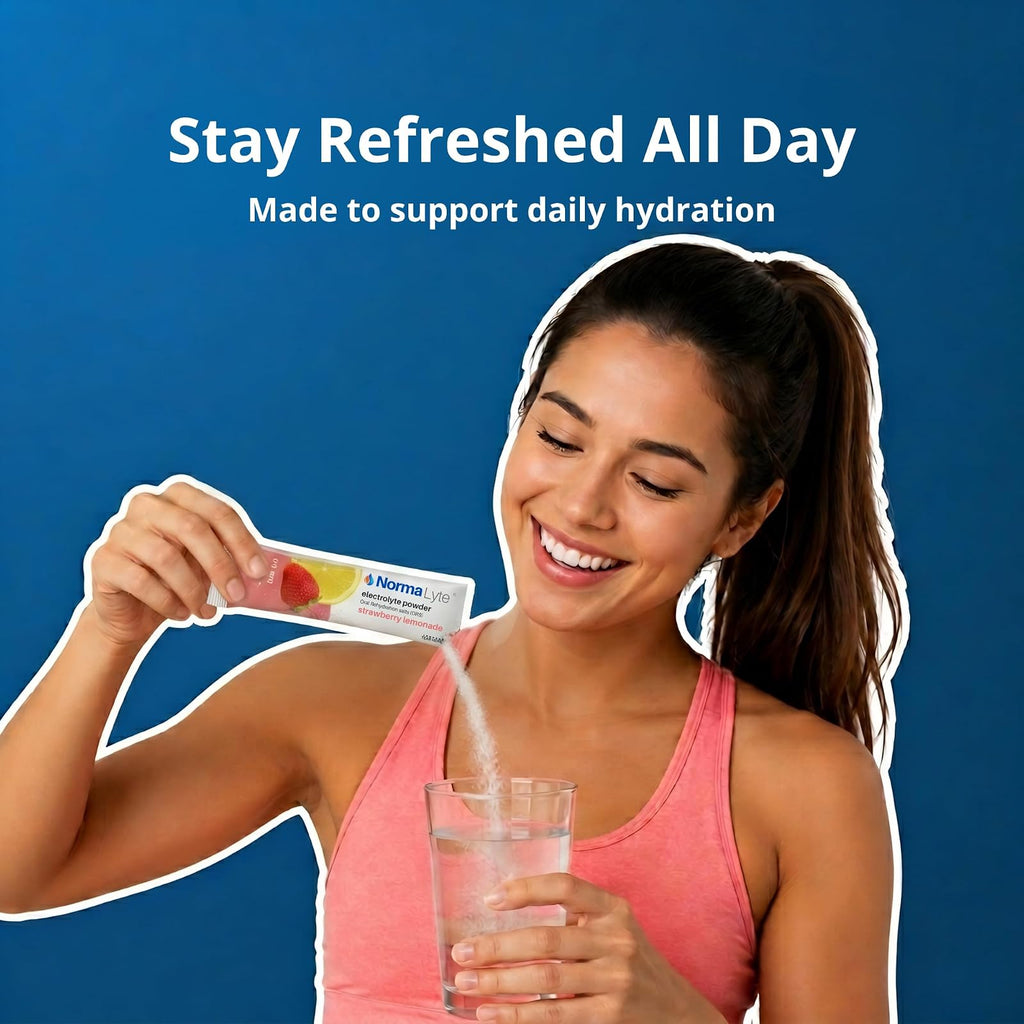 refreshing strawberry lemonade electrolyte drink