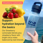refreshing strawberry lemonade hydration