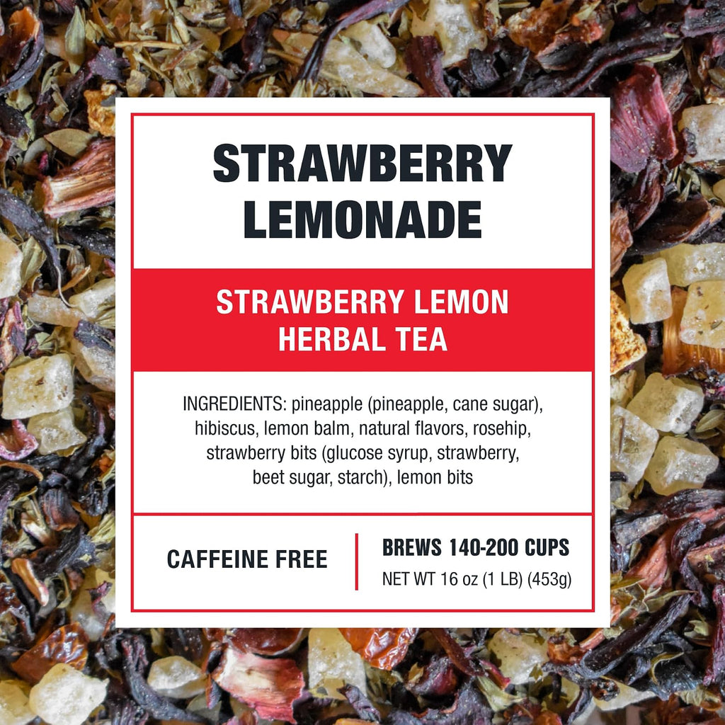 refreshing strawberry lemonade tea
