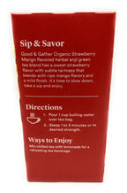 refreshing strawberry mango infusion
