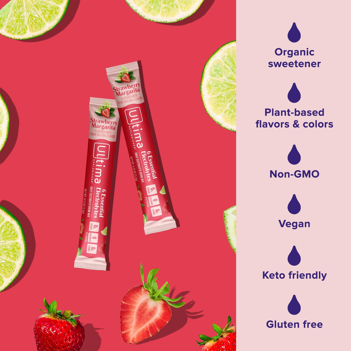 refreshing strawberry margarita drink mix