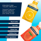 refreshing strawberry orange gel for athletes