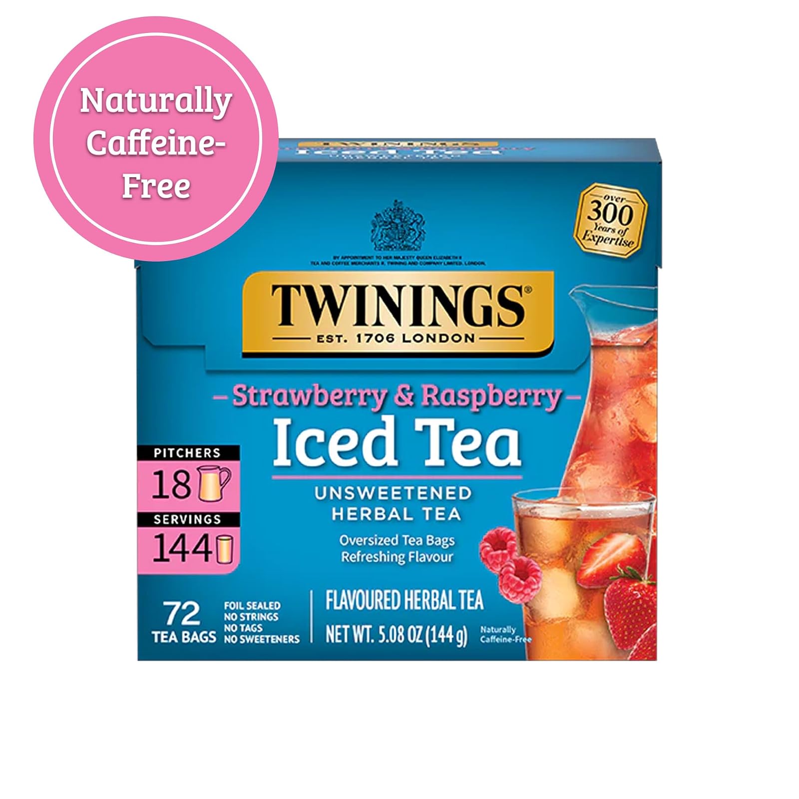refreshing strawberry raspberry iced tea