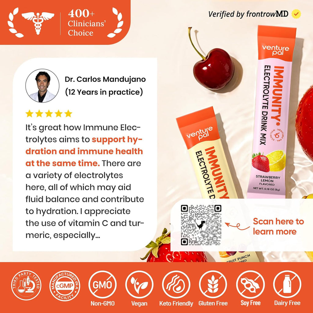 Refreshing sugar free hydration solution