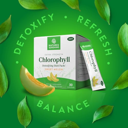 Refreshing sweet melon flavour chlorophyll