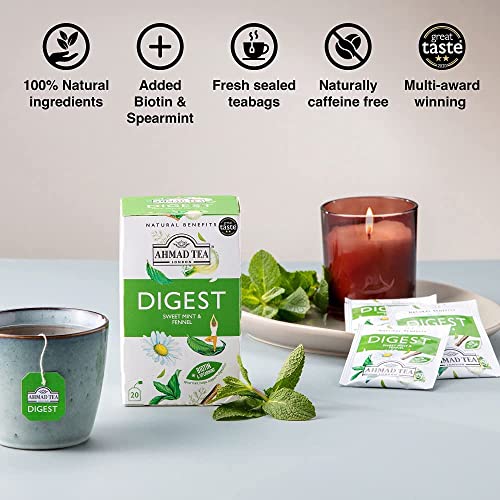 refreshing sweet mint herbal tea