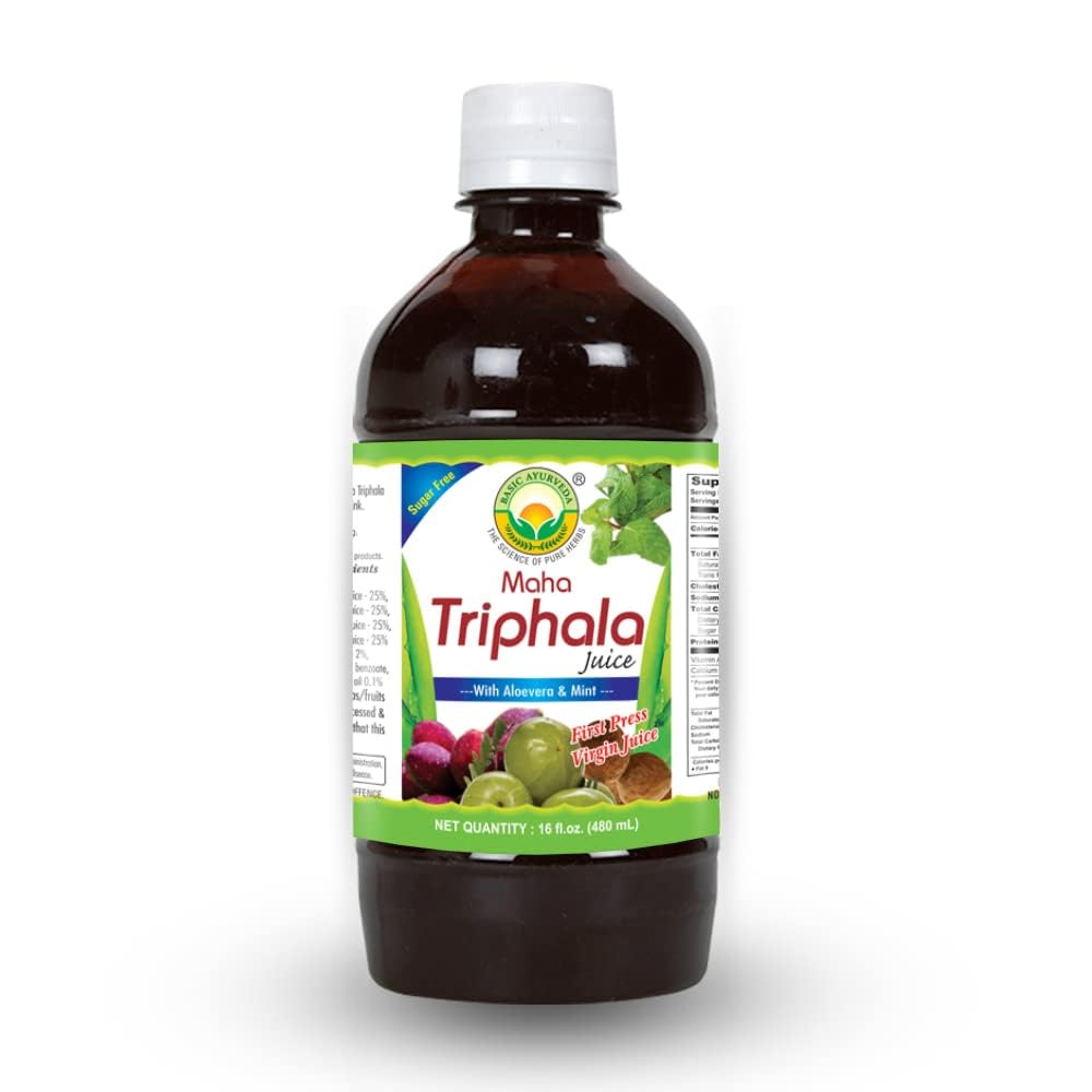 Refreshing Triphala juice for vitality