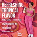 refreshing tropical flavour electrolyte powder
