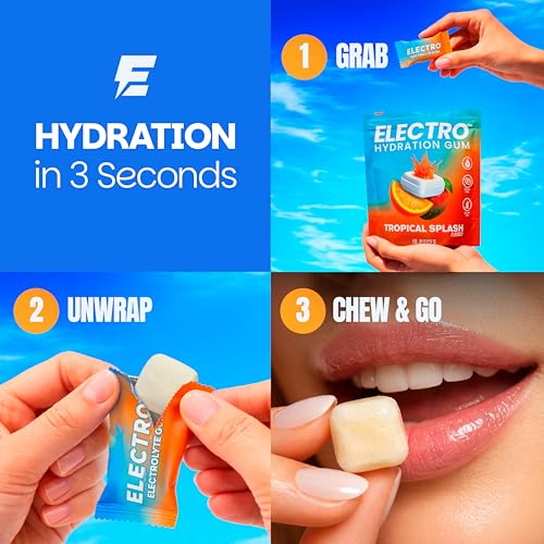 Refreshing tropical gum for workouts