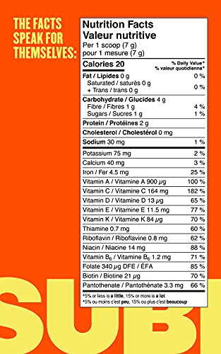 refreshing tropical juice powder