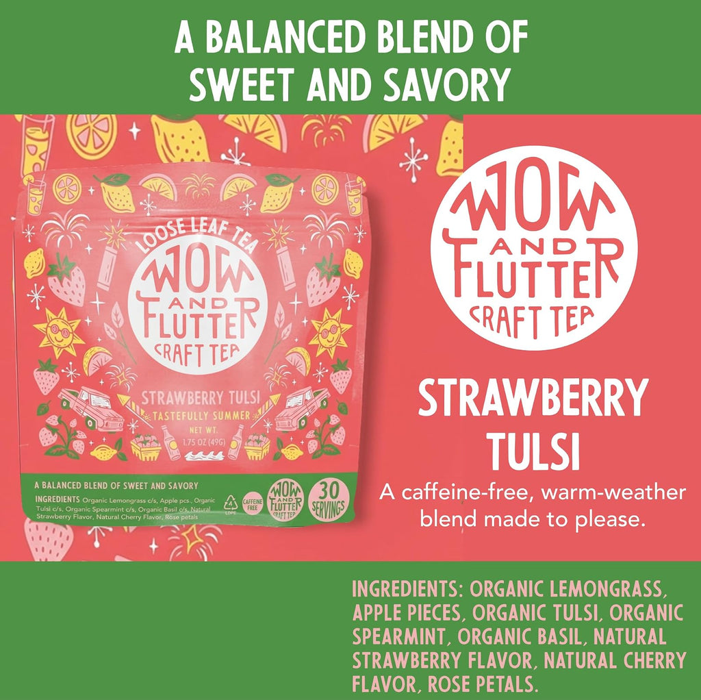 refreshing Tulsi herbal infusion