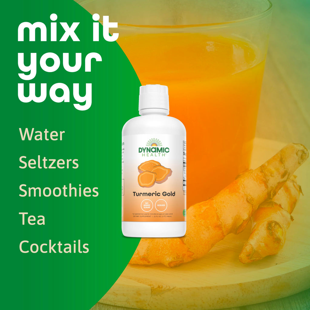 Refreshing turmeric drink for vitality