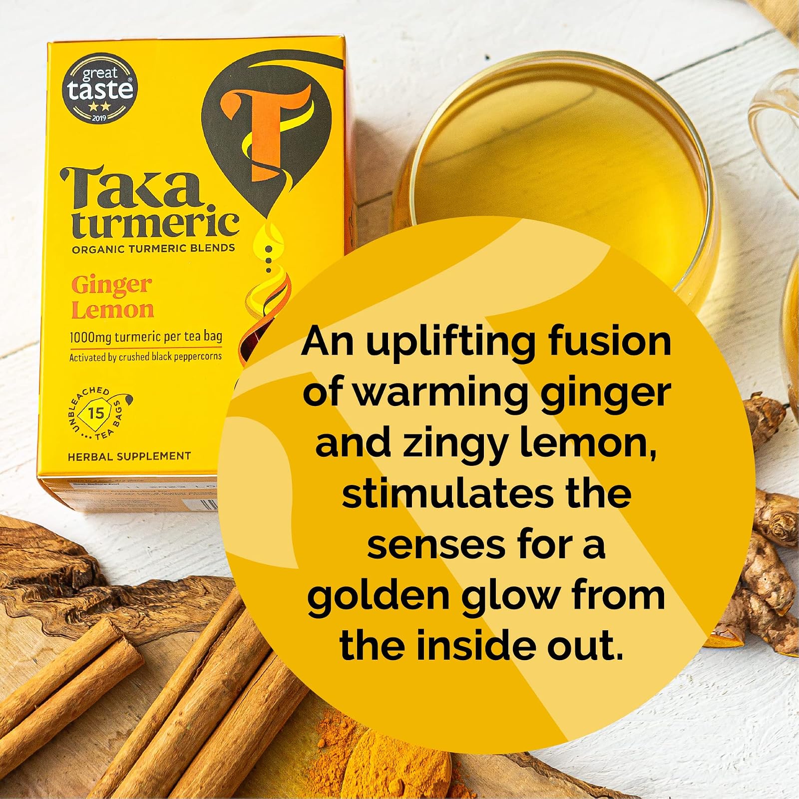 refreshing turmeric ginger lemon tea